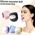 Typpkmm Silicone Jaw Trainer Masseter Ball Face Neck Exerciser Face ...