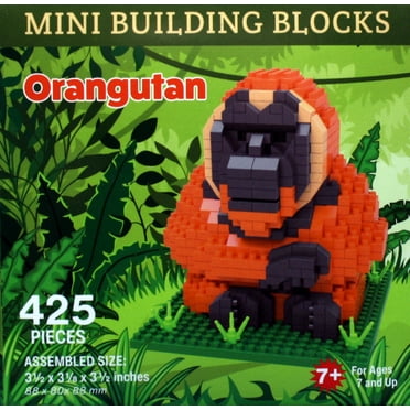 Mini Building Blocks Kit - Great Horned Owl Figurine for Adults, 392 Pieces, Ages 7+ - Walmart.com