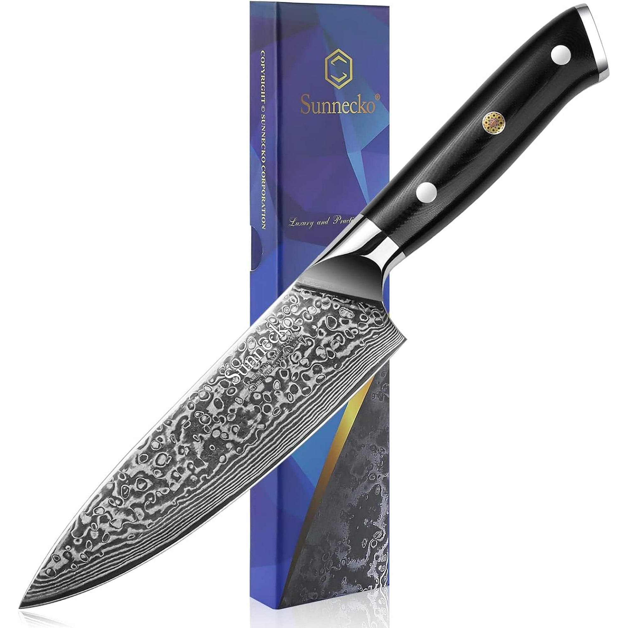 Click here for Surjde Kitchen Chef Knife 6 Inch Damasucs Chef Kni... prices
