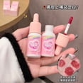 CAPUPU Sweetheart Lip Glaze Water Gloss Mirror Doodle Lip Moisturizing ...