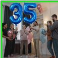 Celebrate with Style: 32-Inch Blue Number 33 Balloons for Birthdays ...