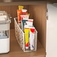 1 Pack Multifunctional Pill Organizer, Transparent Divided Storage Box ...