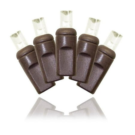 Queens of Christmas S-70MMWW-4BR MM Faceted LED Light Set with In-Line ...