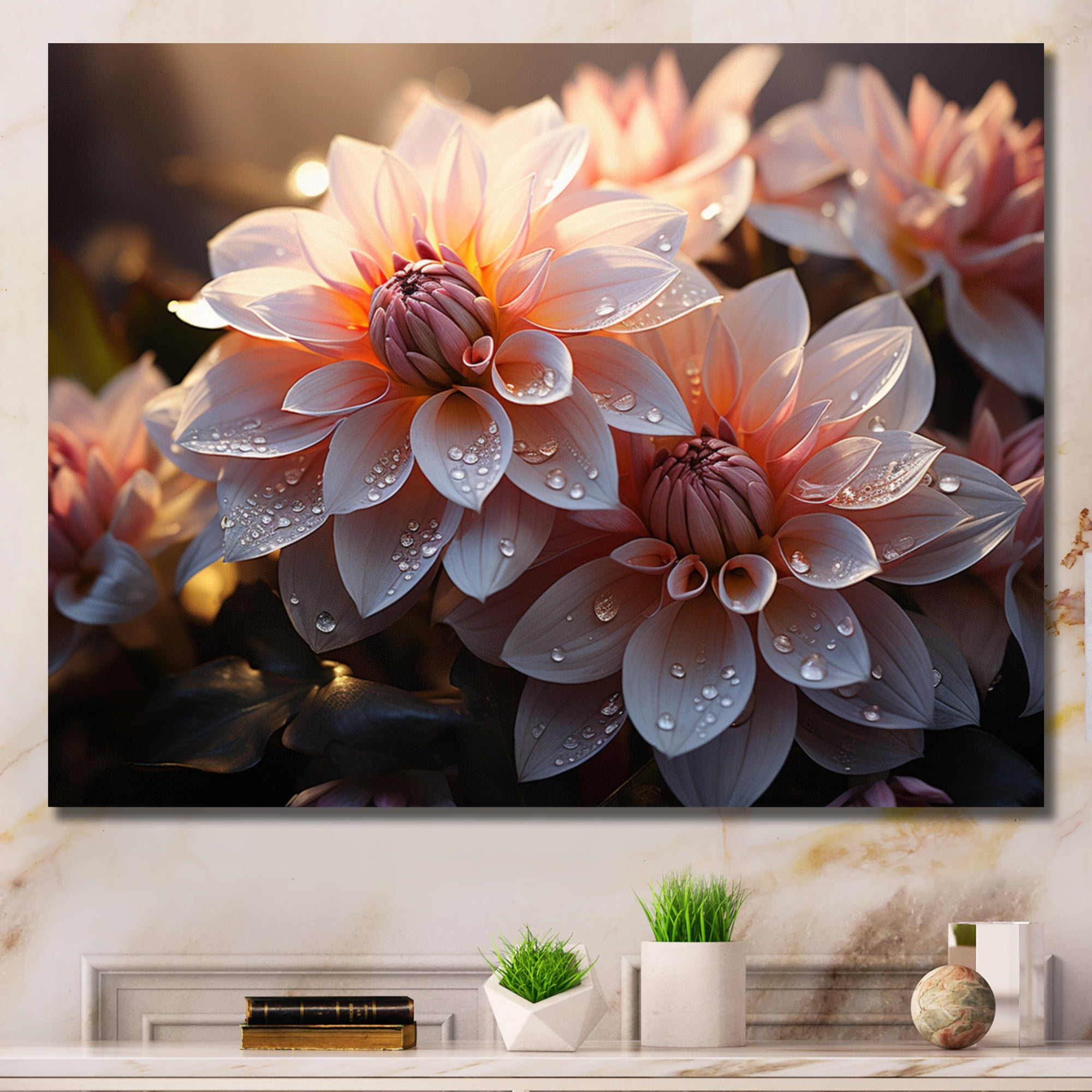 Click here for Designart Dahlia Wall Art Decor  Dahlia Wall Art... prices