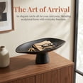 Unique Bargains Footed Decorative Pedestal Oblong Boat Shaped Bowl ...