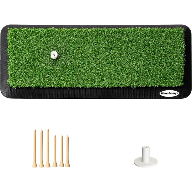 GEOLEAP Golf Hitting Mat -Premium Artificial Turf，Unique Replaceable ...