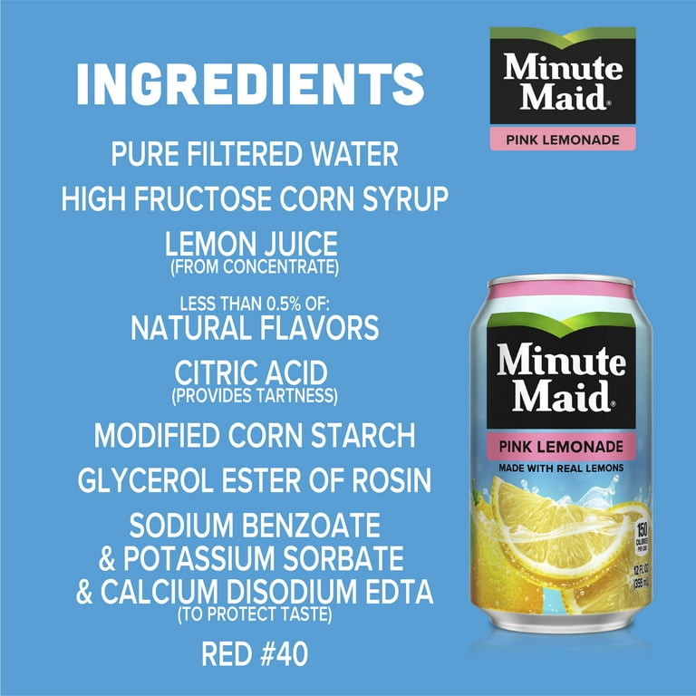 Minute Maid Lemonade Can