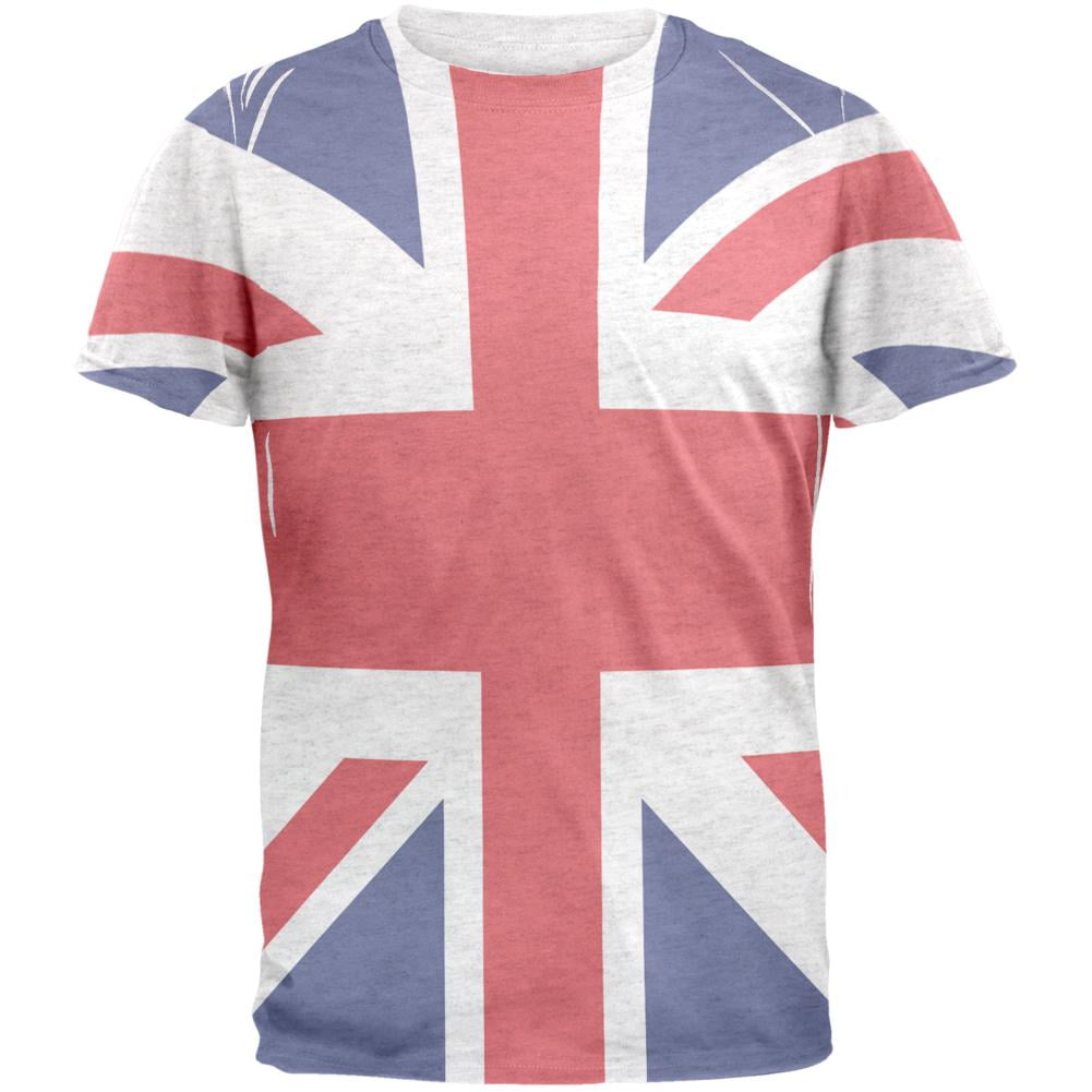 British Flag Union Jack Mens T Shirt - Walmart.com