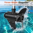 Naipo 58 LBS Trolling Motor, Transom-Mount Brushless Electric Trolling ...