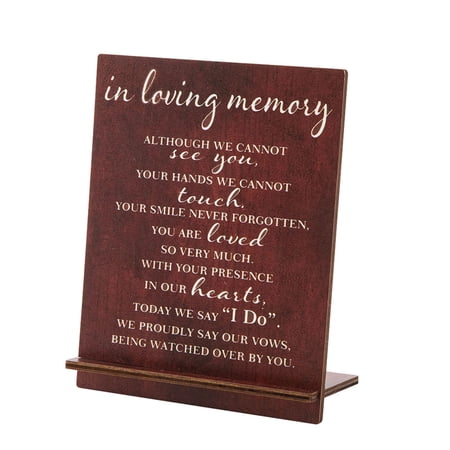 Rongfmy Signe de Table Commémorative pour la Déclaration de Mariage de ...