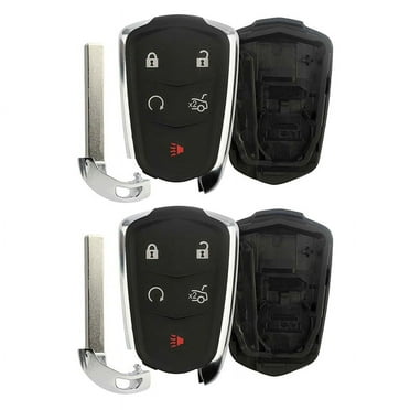 2 PACK KeylessOption Keyless Entry Remote Control Starter Car Key Fob ...