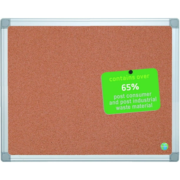 Bi-silque Visual Communication MasterVision Earth Cork Bulletin Board ...