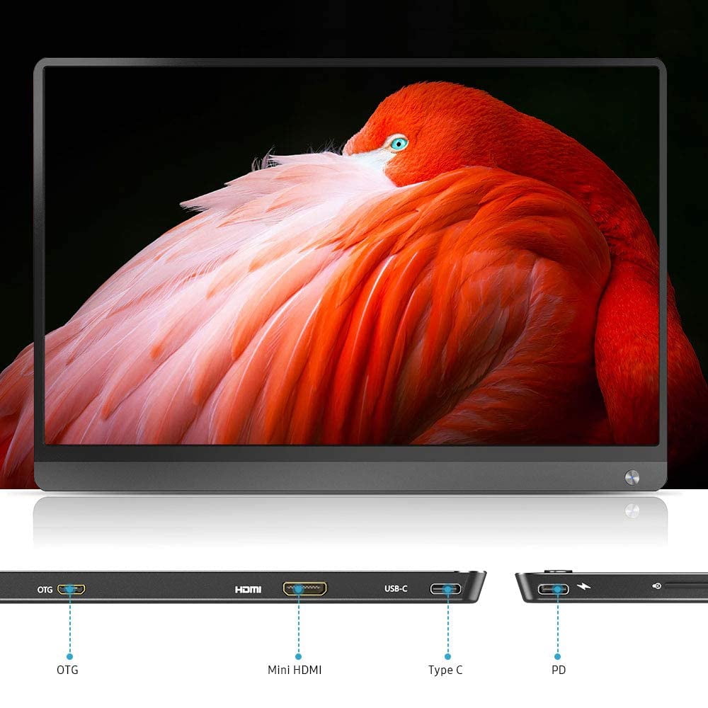 Buy Portable Monitor Touch Screen, Built-in 10500mAh Rechargeable ...