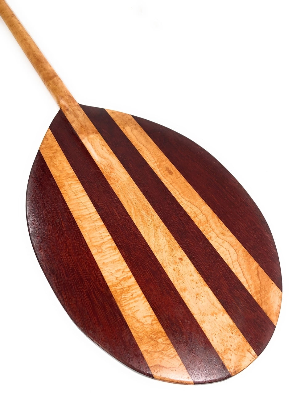 Decorative Purple Heart & Bird Eye Maple Canoe Paddle 60" - Hawaii Made ...