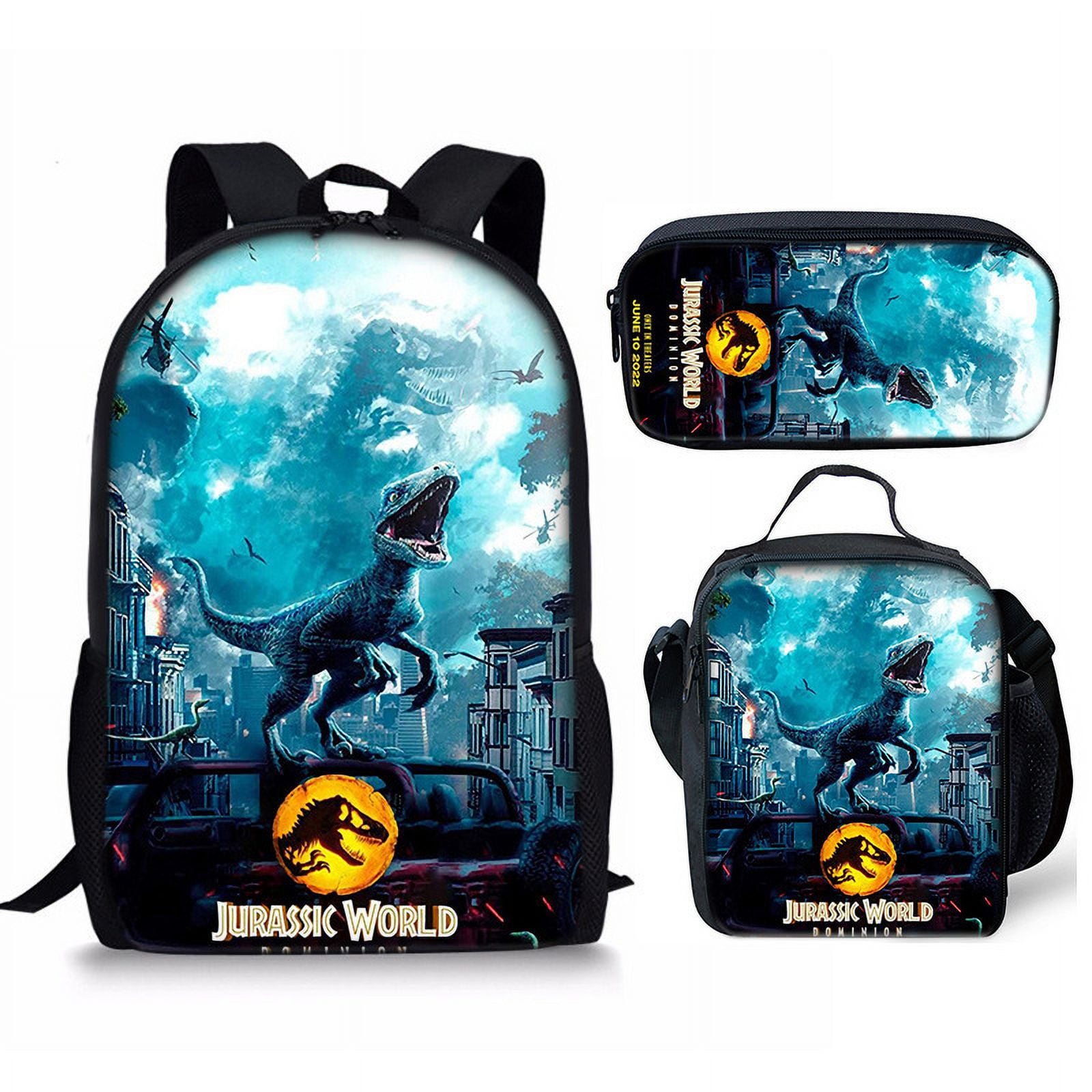 Click here for Black New Jurassic World Dinosaur Backpack Jurassi... prices