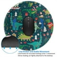 Round Mouse Pad Dinosaurs Non-Slip Rubber(8" Inch)Mouse Mat With Gaming ...