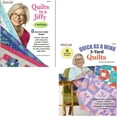 Fabric Café 3-Yard Quilts in a Jiffy & Quick As a Wink Pattern Books Bundle – Easy Quilt ...