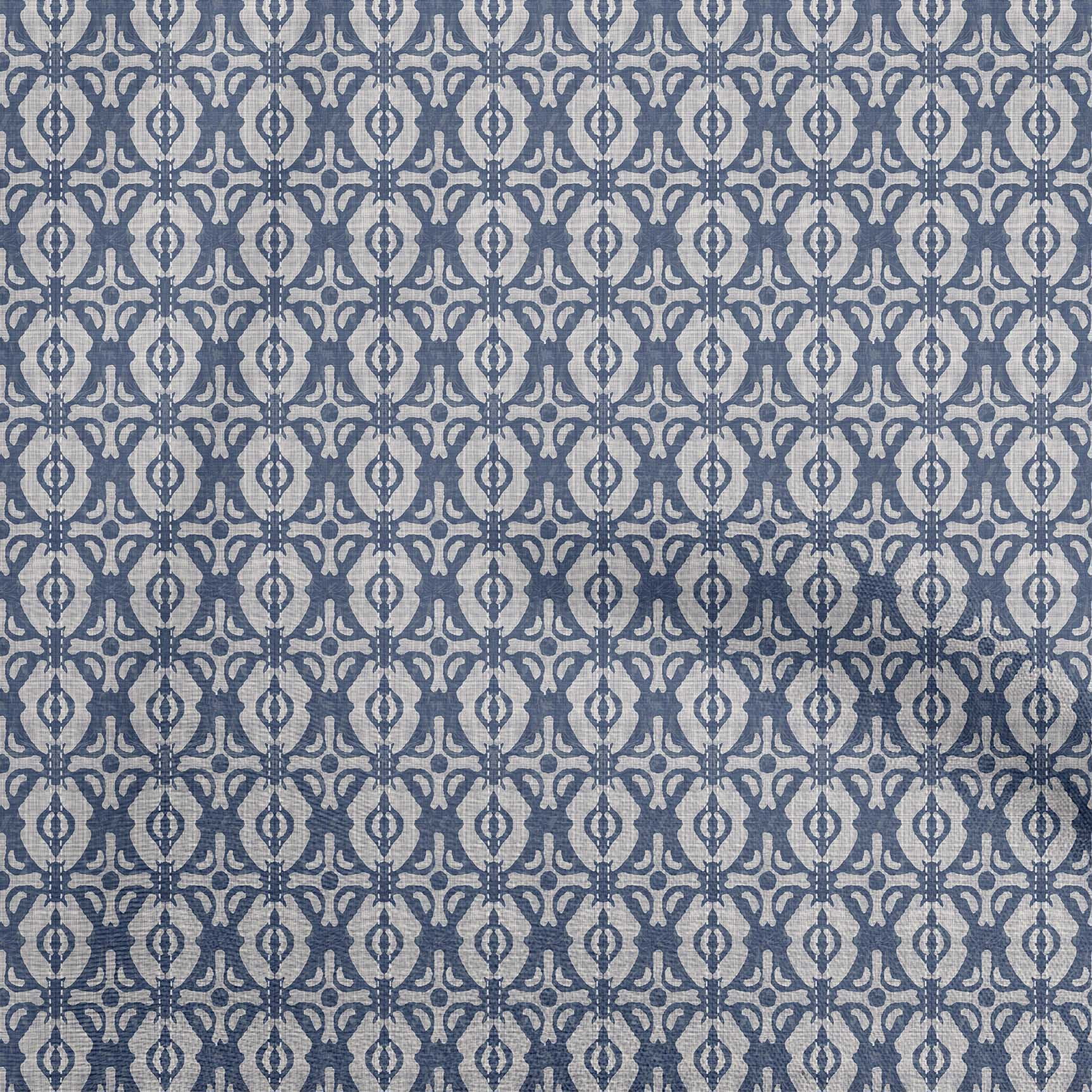 oneOone Silk Tabby Blue Fabric Texture Sewing Fabric By The Yard ...