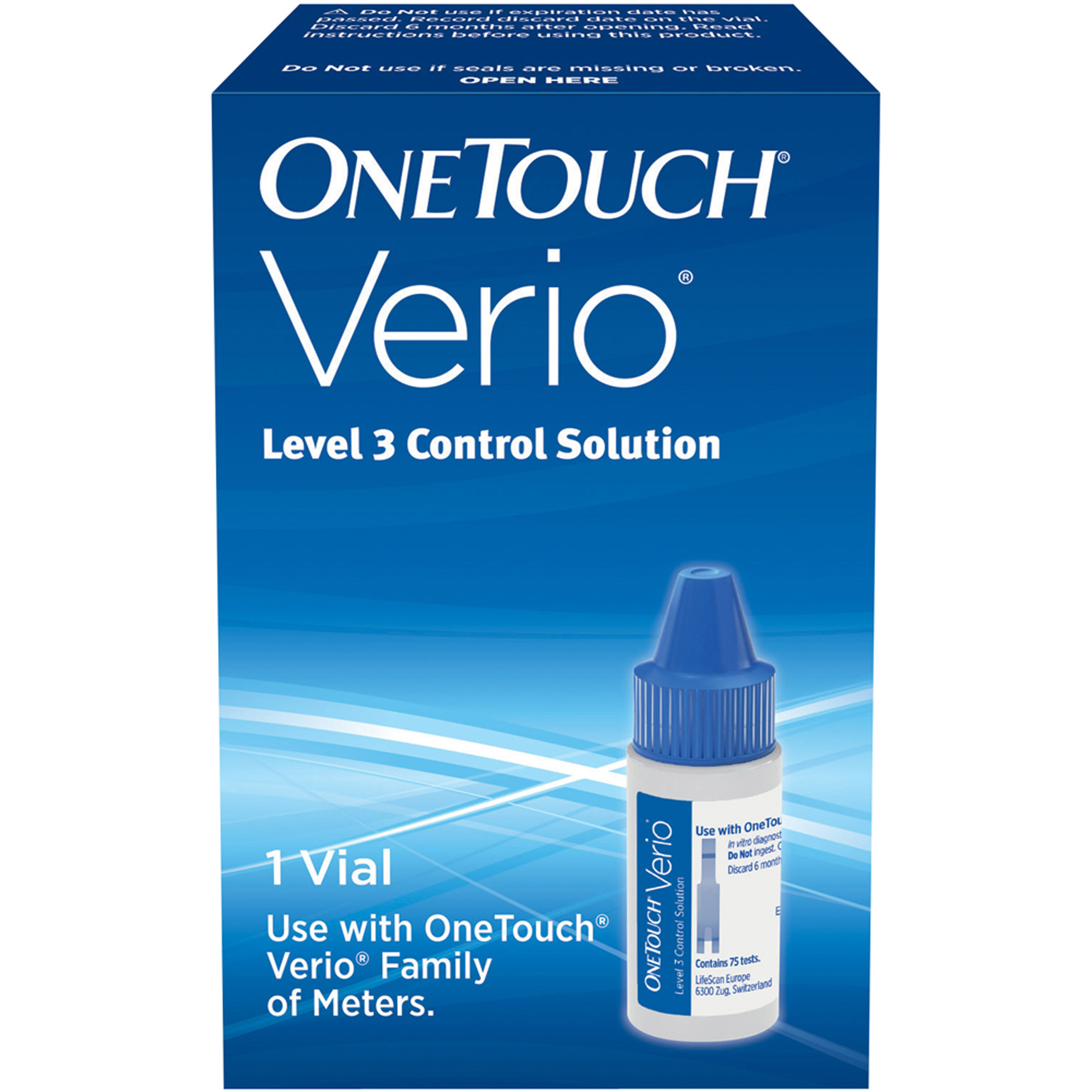 OneTouch Verio Level 3 Mid Control Solution 1 vial Walmart OneTouch Verio Level 3 Mid Control Solution 1 vial Walmart