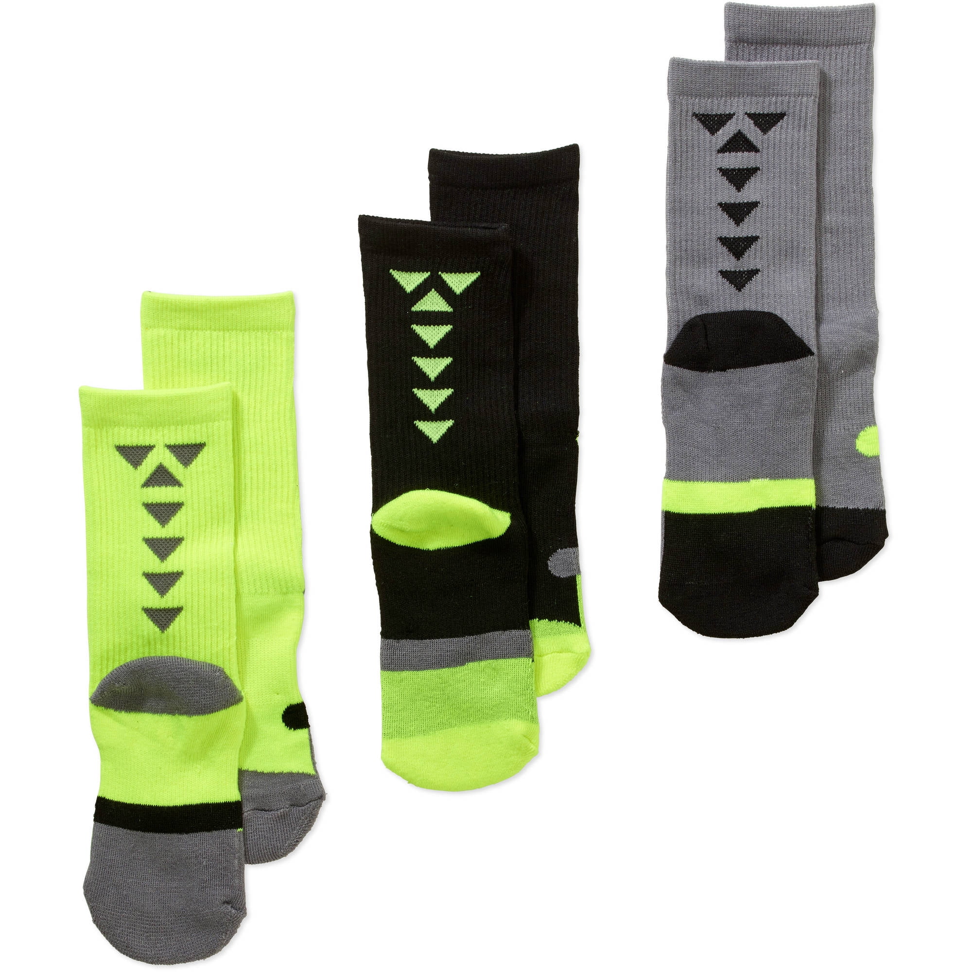 Essential Crew Socks, 3 Pairs (Big Boys) – Walmart Inventory Checker ...