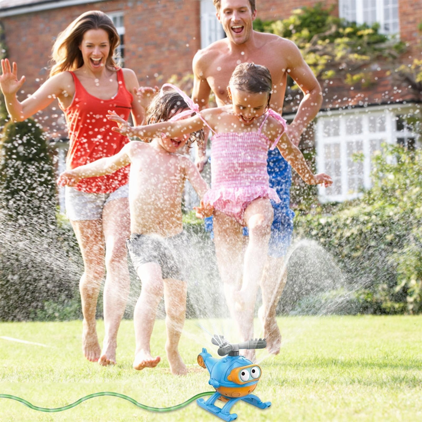 HIMIWAY Toys Helicopter Water Sprinkler for Kids Kids Outdoor Water ...