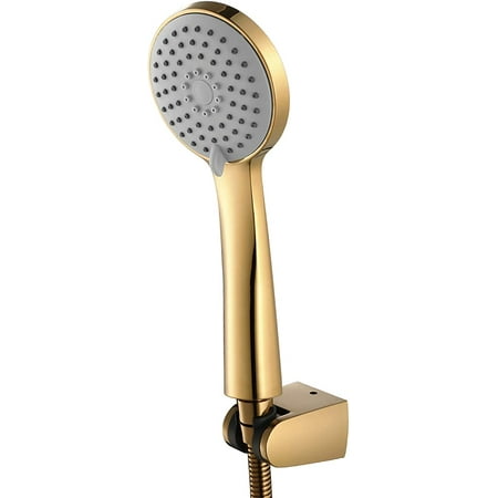 Titanium Gold Handheld Shower Head Set ABS Hand Held Showerhead ...