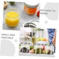 5-Pack 250ml Mini Plastic Jars with Aluminum Lids for Kitchen Spice ...