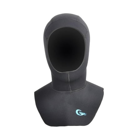 Wetsuit Hood, Head Protection Stretch Dive Cap, 5mm Neoprene Scuba ...
