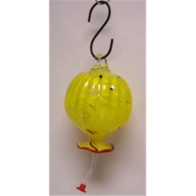 Clever 900-15232 Hummingbird Feeder Round Yellow 13in - Walmart.com