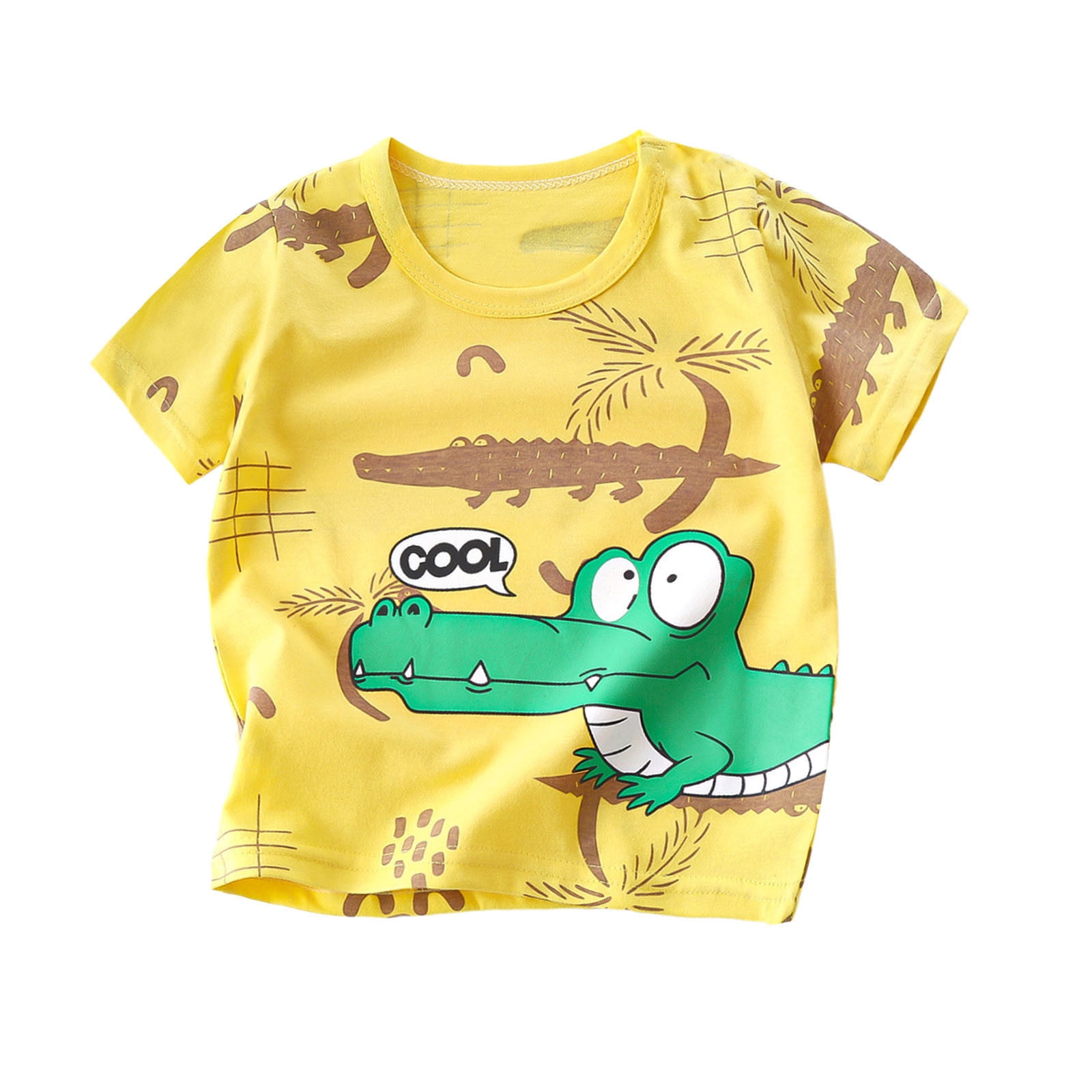 VOAVEKE Boys Tshirts,Toddler Shirts,Baby and Toddler Boys' Dinosaur ...