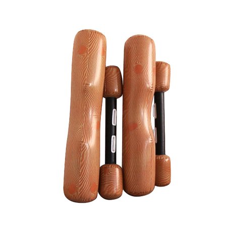 Summer Outdoor Beach Pool Inflatable Double Beat Swim Log Stick Set ...