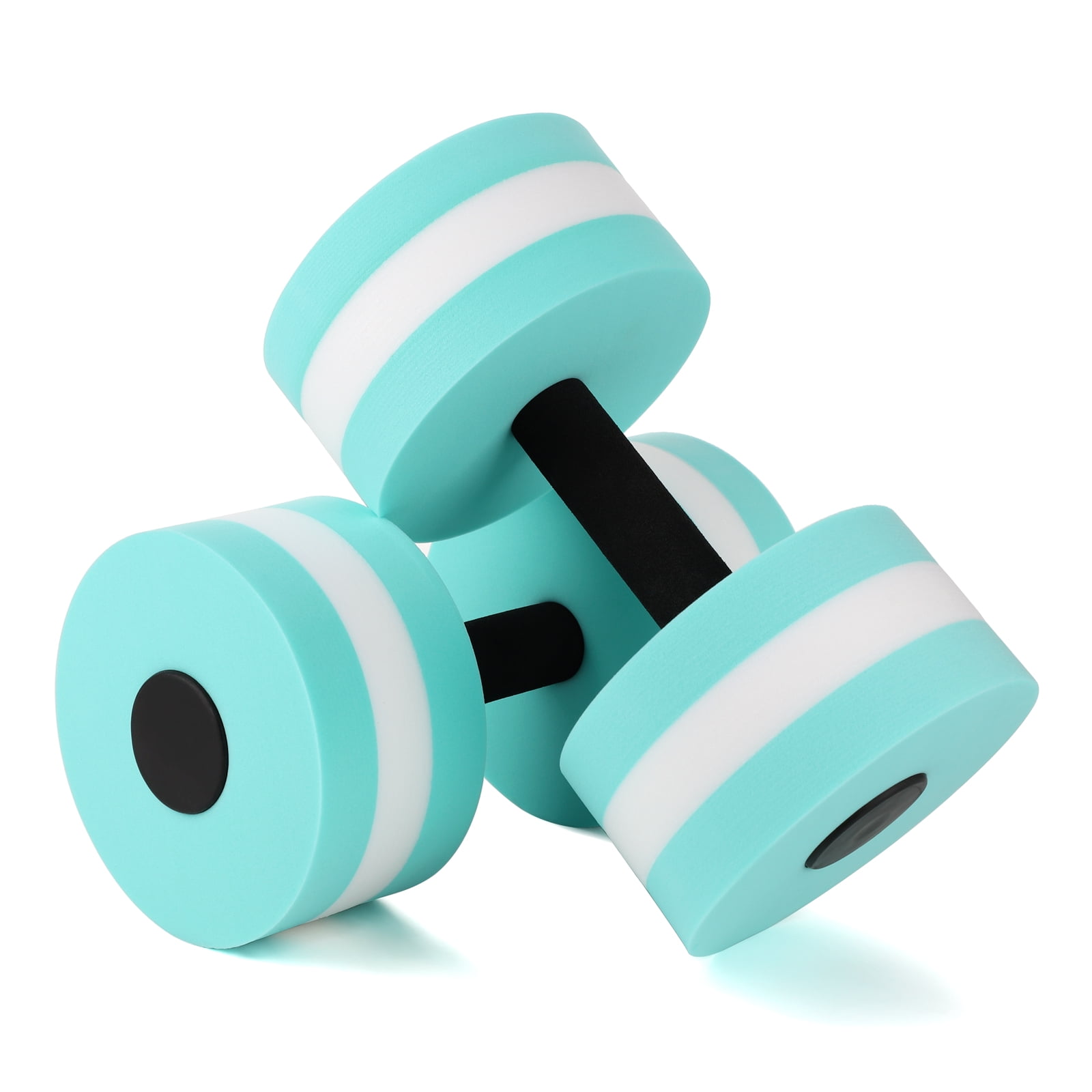 Aquatic Dumbells 1 Pair Water Aerobic Exercise Foam Dumbbell Pool ...