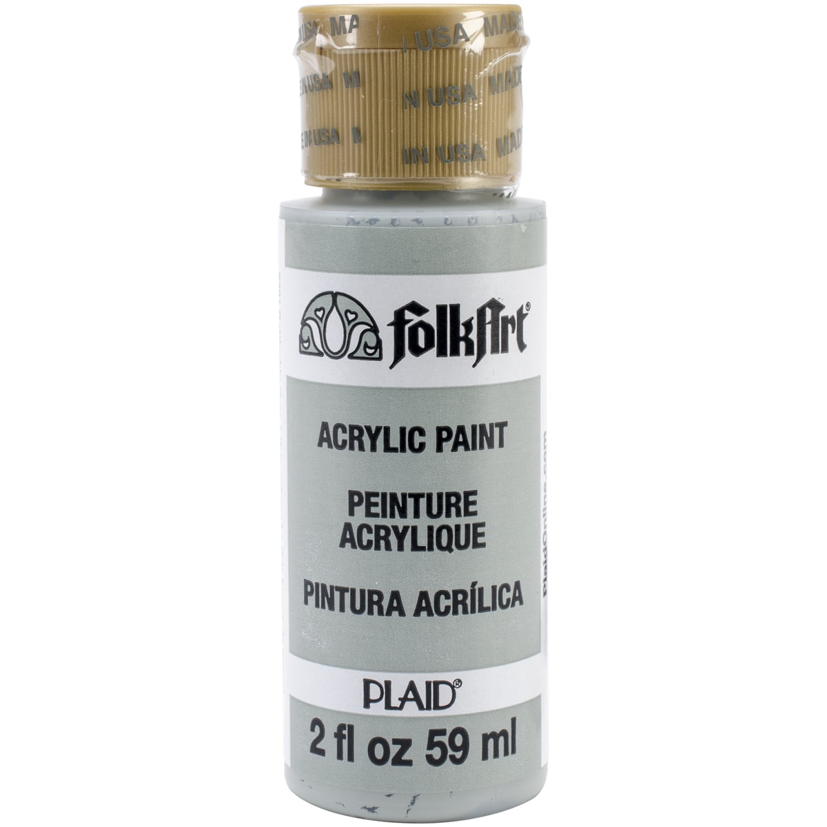 FolkArt Acrylic Paint 2oz-Battleship Gray - Walmart.com