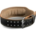Harbinger Unisex 4" Wide Padded Leather Belt 2.0 - Black - Small ...