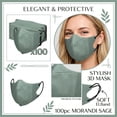 Bulk 3D Protective Face Masks 40 Pack Disposable Face Masks for Adults ...