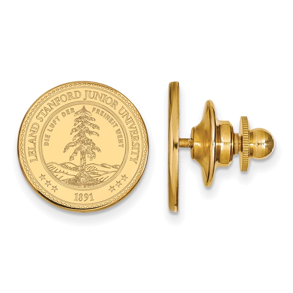 Solid 14k Yellow Gold Stanford University Crest Lapel Pin - Walmart.com