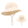 Baby Sun Hat Toddler Summer Sun Protection Fashion Solid Color Cute ...