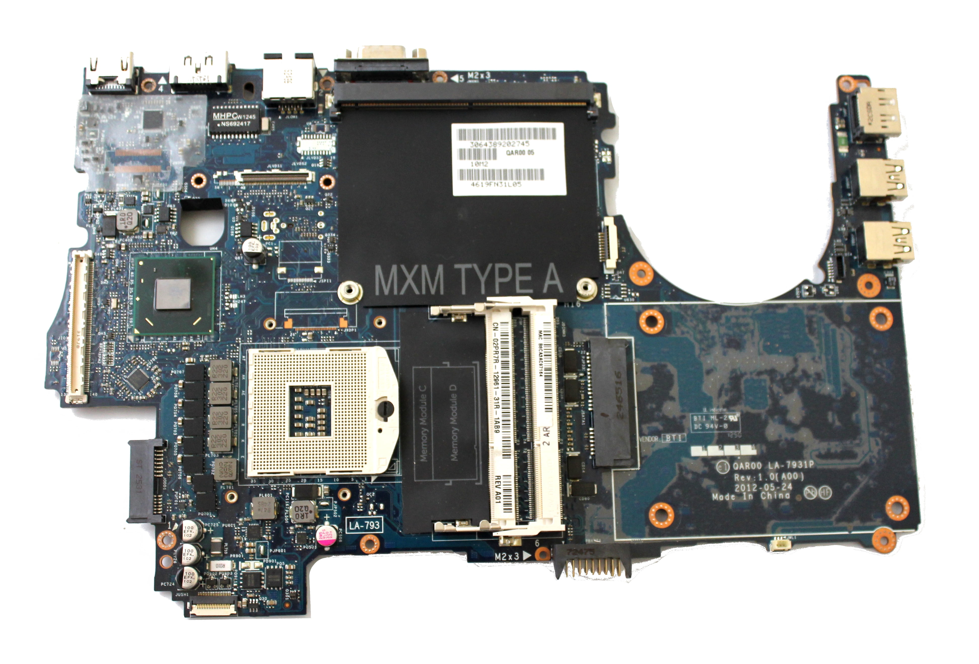 2PR7R Dell Precision M4700 OEM Motherboard - Walmart.com