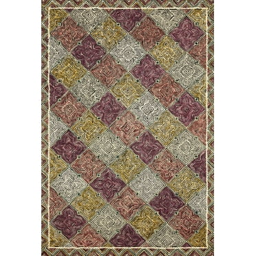 Loloi II Spectrum Geometric Lagoon / Spice Area Rug - Walmart.com