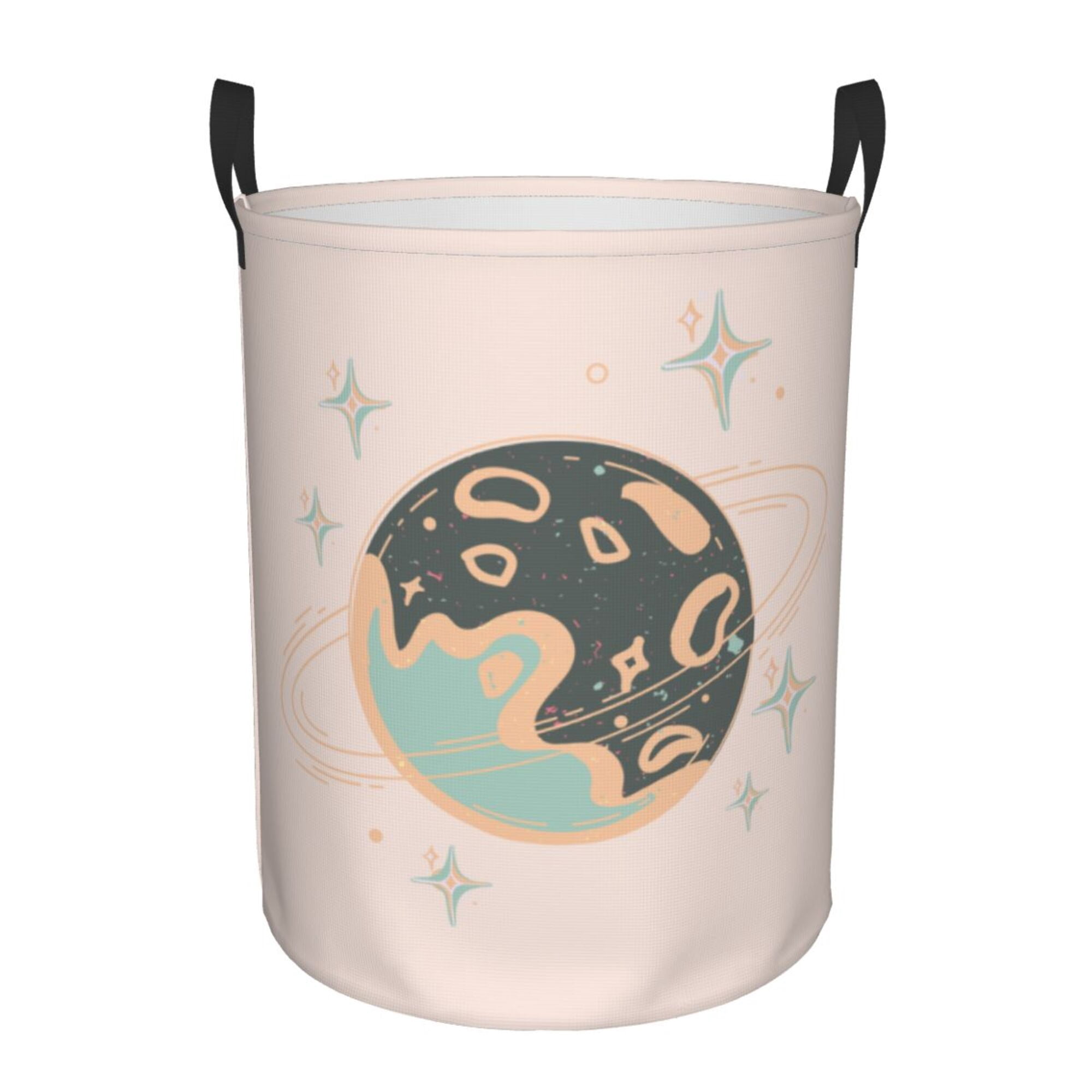 TEQUAN Waterproof Laundry Hampers, Space Moon Stars Astrology Pattern ...