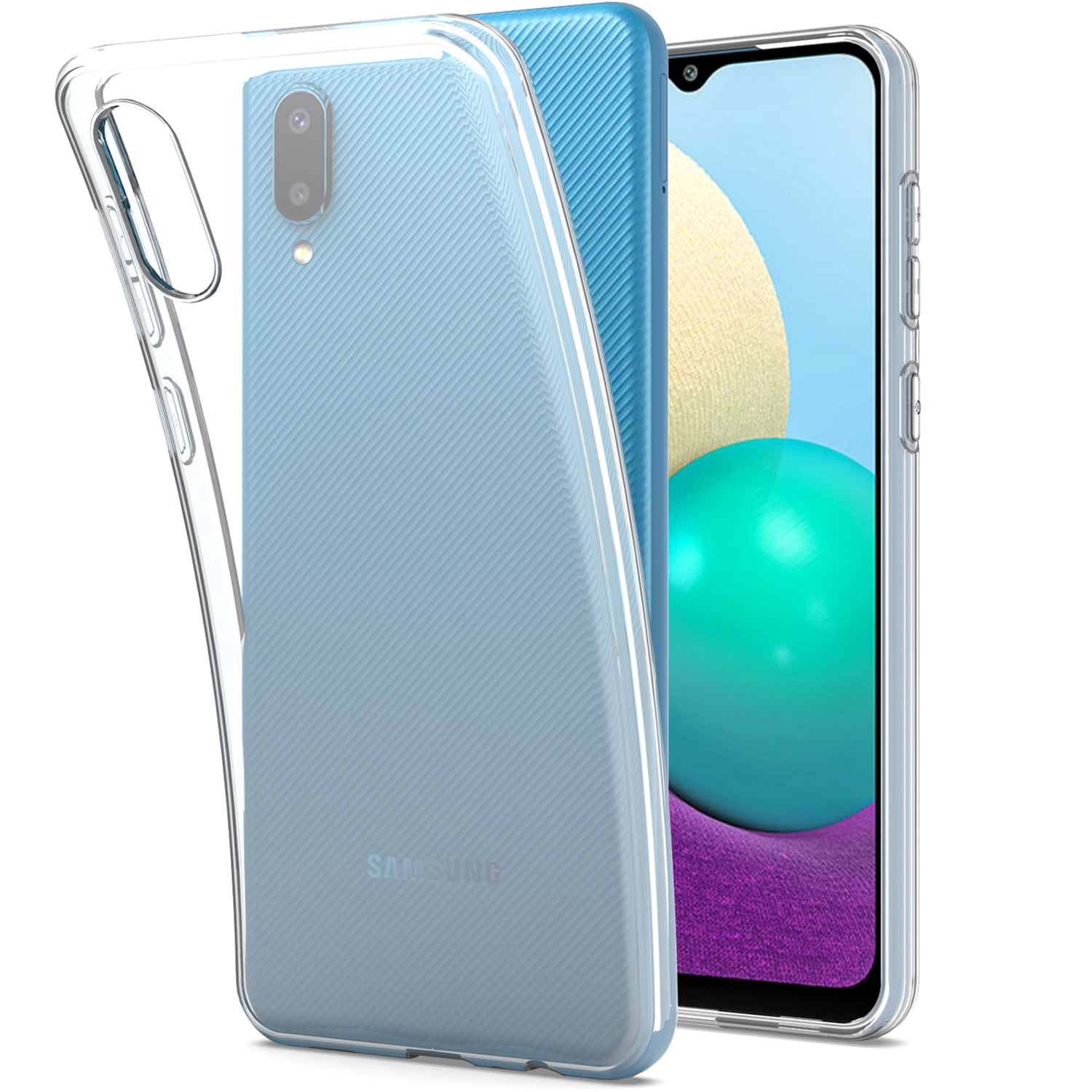 CoverON For Samsung Galaxy A02 Phone Case, FlexGuard Series Soft ...