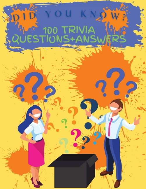 Did You Know? 100 Trivia Questions+Answers : Quiz Game BookActivity ...