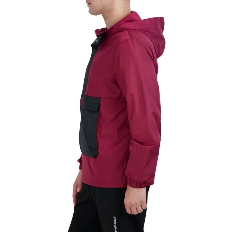 Reebok Men's Striker Woven Anorak Hoodie, Sizes S-3X Reebok Men's Striker Woven Anorak Hoodie, Sizes S-3X