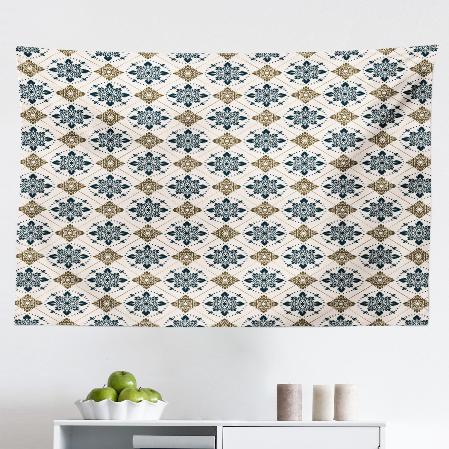 Tribal Tapestry, Warli Art with Tribal in Rural Folk Elements, Fabric ...