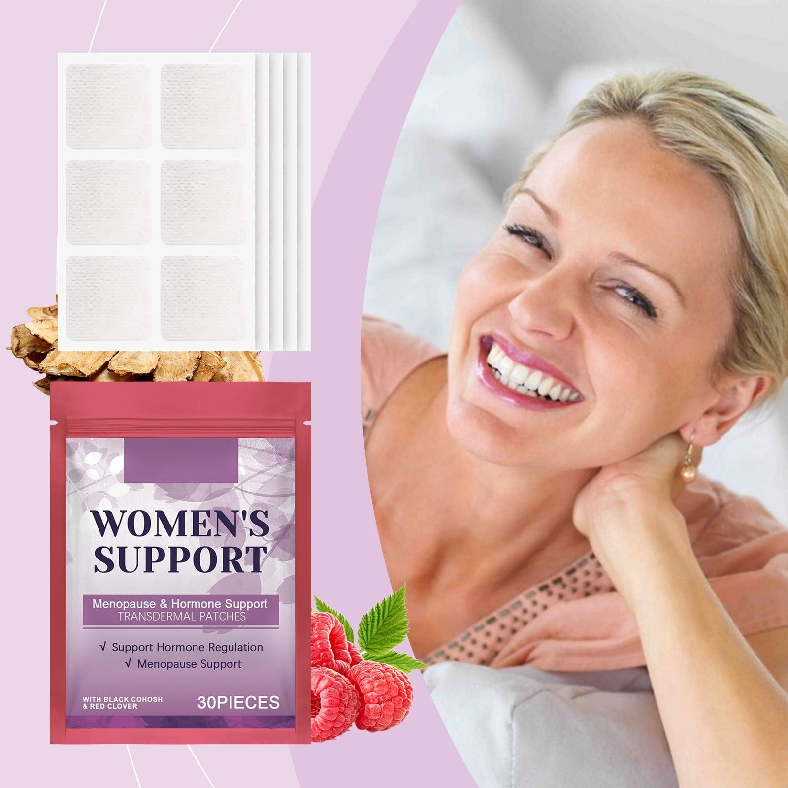 Click here for Wifklsiipg Menopausal Patch Internal Circulation R... prices