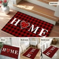 2x3 Ft Entryway Area Rug, Happy Valentine's Day Kitchen Rug Runner ...