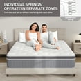 Yilicy 12 inch Queen Mattress in a Box, Spring Hybrid Memory Foam ...