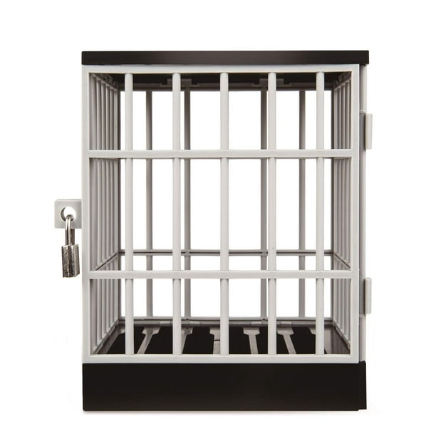 Stupidiotic Cell Block Cell Phone Jail with Lock and Key, Holds Up to 6 ...