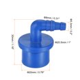 Uxcell 5.3x8mm Barbed x 20mm OD Spigot Straight PVC Pipe Fitting Hose ...