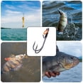 10pack Double Fishing Hook Live Shrimp Fishing Hook Lures Hookers for ...